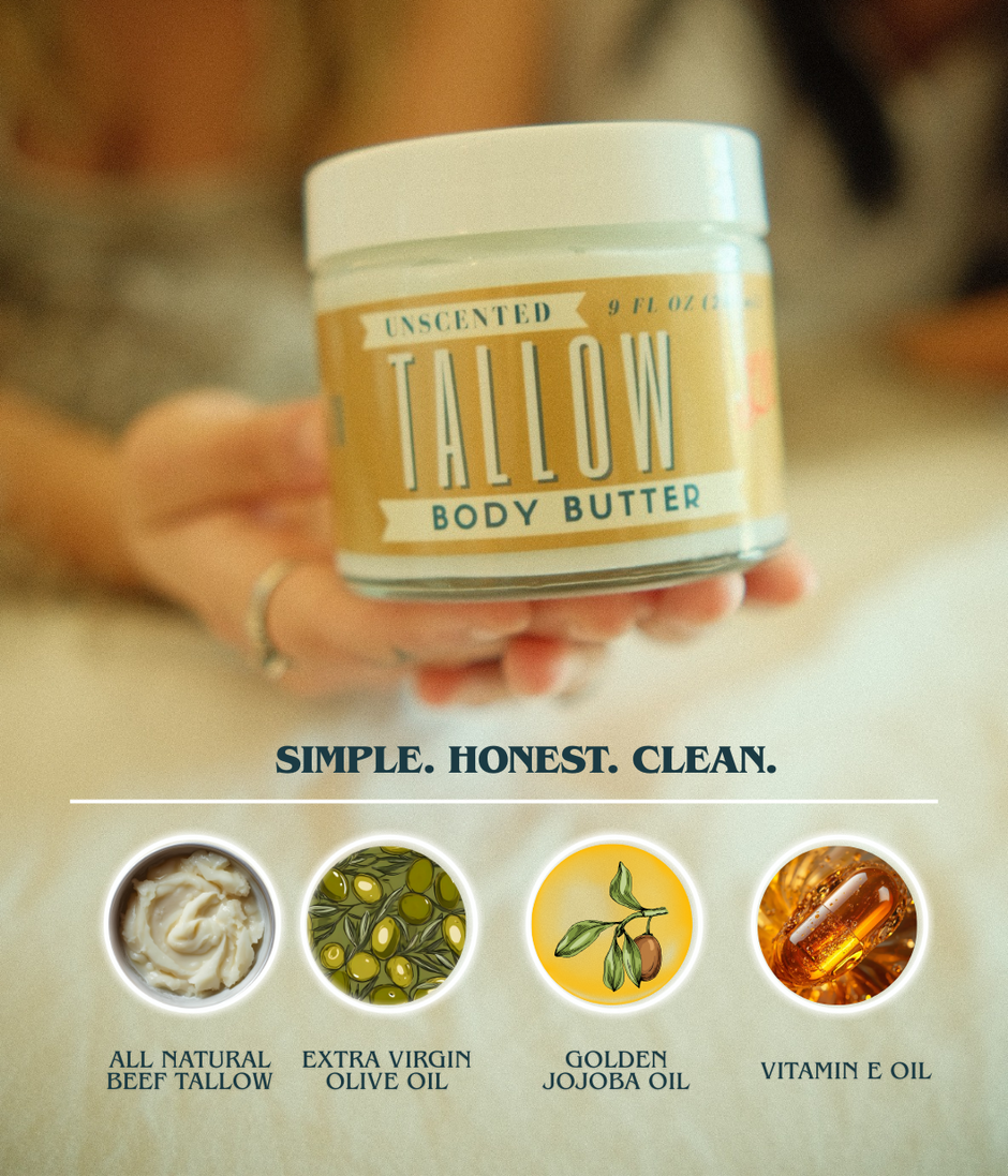 Tallow Skincare | All-Natural Beef Tallow for Skin