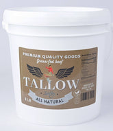 Unscented Grass Fed Bulk Beef Tallow - 8 Pounds – Lady May Tallow